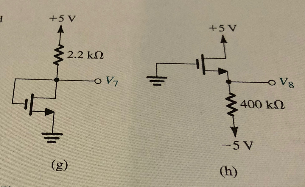 Solved each of the circuits in Fig. P5.51, find the labeled | Chegg.com