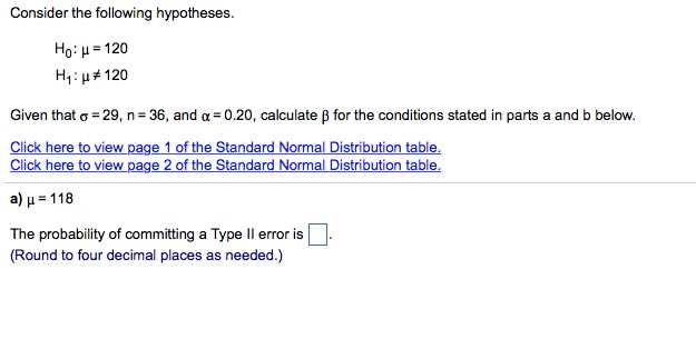 Solved Consider the following hypotheses. Ho: H 120 H1 : ? | Chegg.com