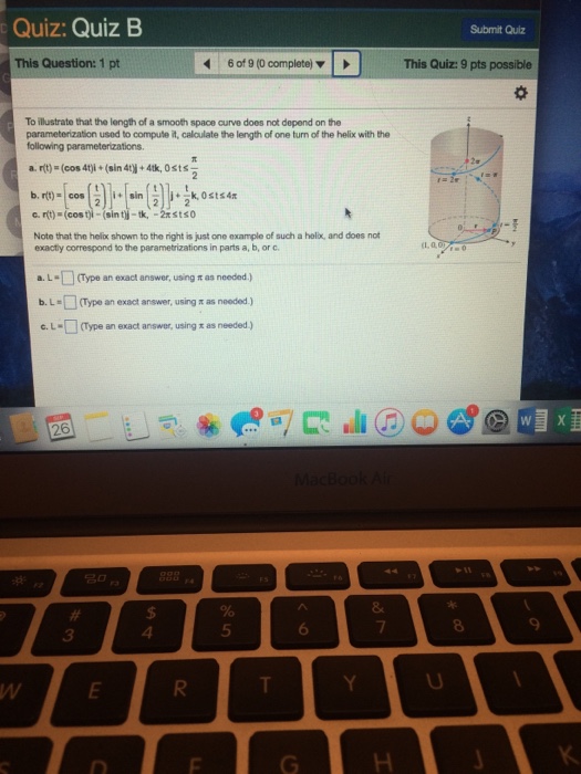 Solved To illustrate that the length of a smooth space curve | Chegg.com