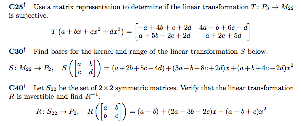 Use a matrix representation to determine if the | Chegg.com