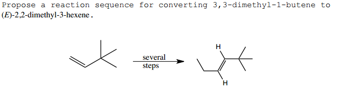 Solved Propose a reaction sequence for converting | Chegg.com