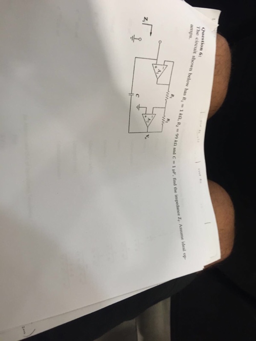 Solved The circuit shown below has R_1 = 1 kOhm, R_2 = 99 | Chegg.com