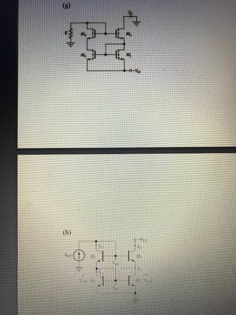 Solved For the following current source/sink structures | Chegg.com