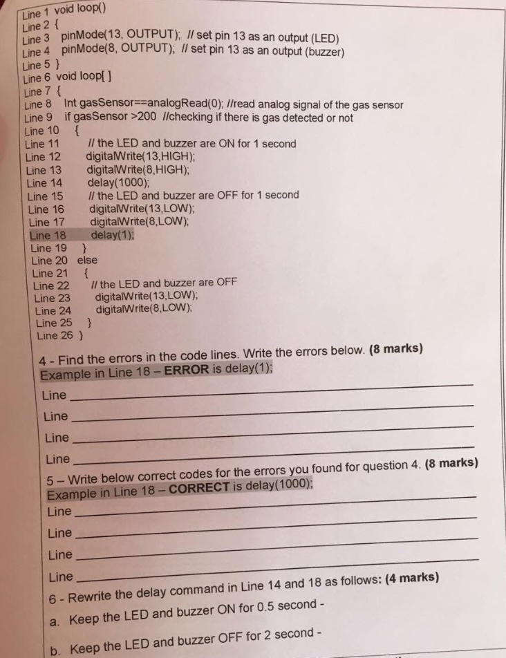 Solved void loop() { pinMode(13, OUTPUT);//set pin 13 as | Chegg.com