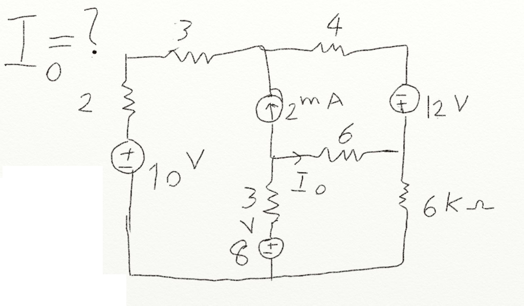 Solved note : All resistors in Kilo ohms note : All | Chegg.com