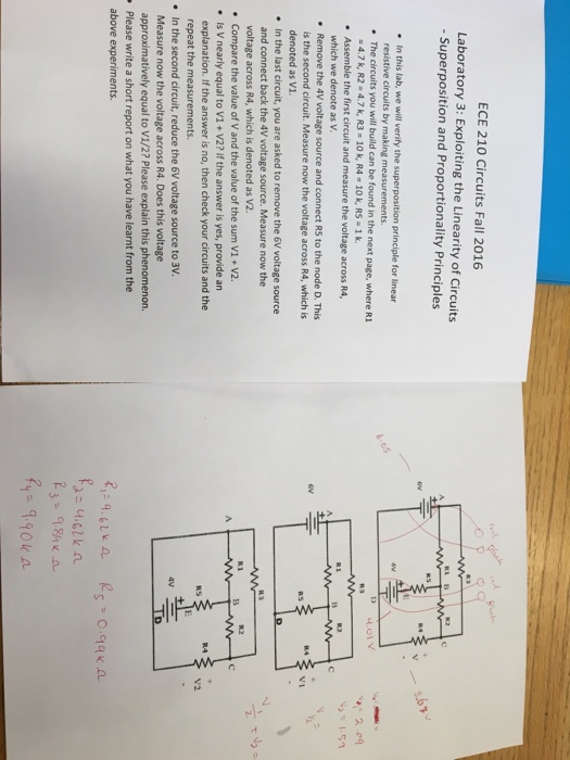 Solved In this lab, we will verify the superposition | Chegg.com