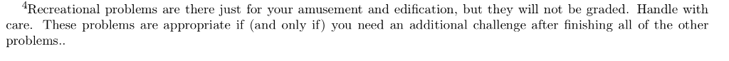 Solved Problem 7 (recreational problem). 1 (a) Prove that | Chegg.com