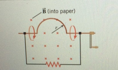 Solved A loop of wire has the shape shown in the drawing. | Chegg.com