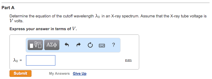 Solved Determine the equation of the cutoff wavelength ? in | Chegg.com
