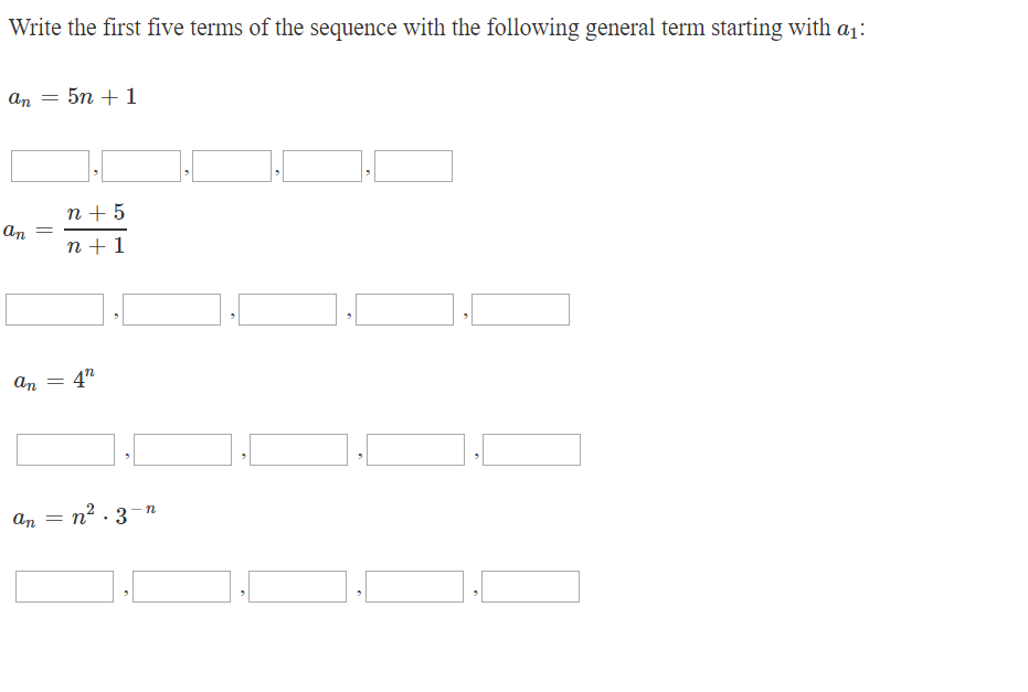 Solved Write The First Five Terms Of The Sequence With The Chegg solved-write-the-first-five-terms-of-the-sequence-with-the-chegg