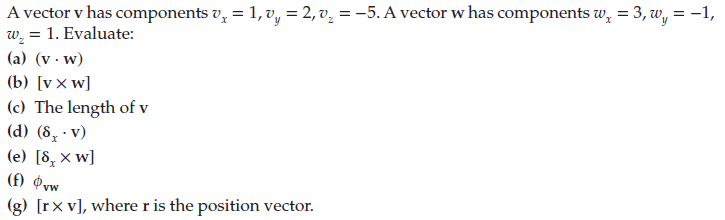 Solved A vector v has components u,-1, v.-2, v' =-5. A | Chegg.com