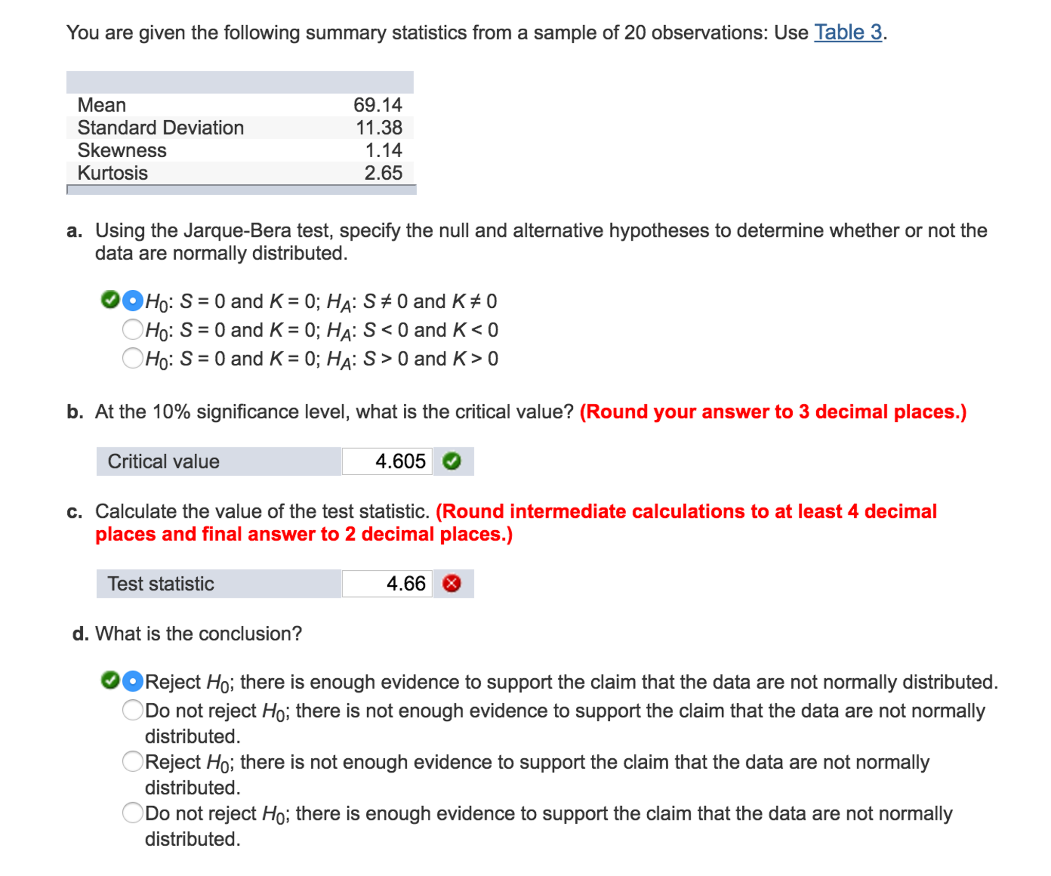 You are given the following summary statistics from a | Chegg.com