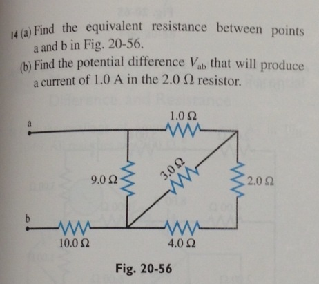 Solved Find the Potential Difference Vab that will produce | Chegg.com