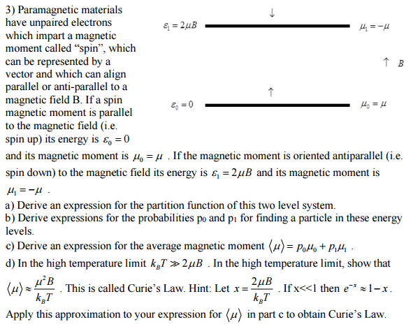 Solved Paramagnetic materials have unpaired electrons which | Chegg.com