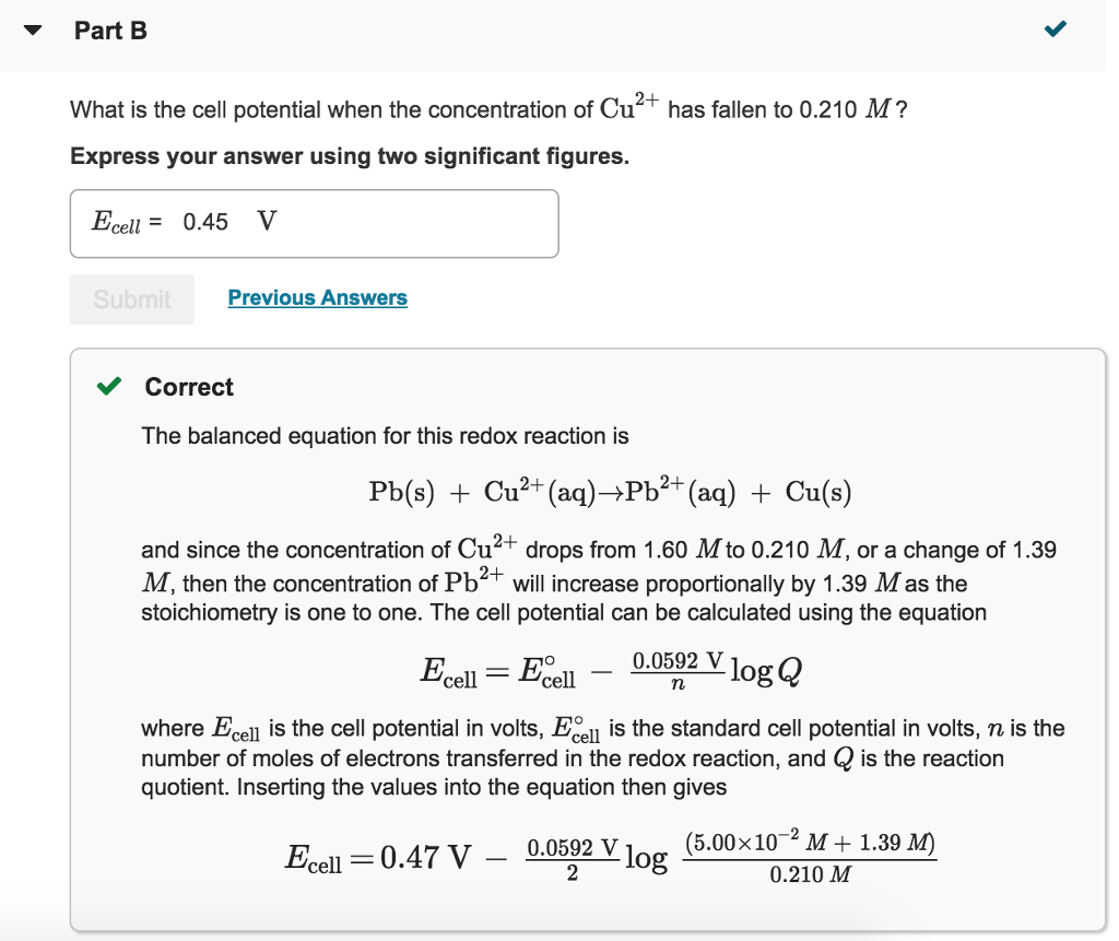 Solved Constants | Periodic Table Part A A voltaic cell | Chegg.com