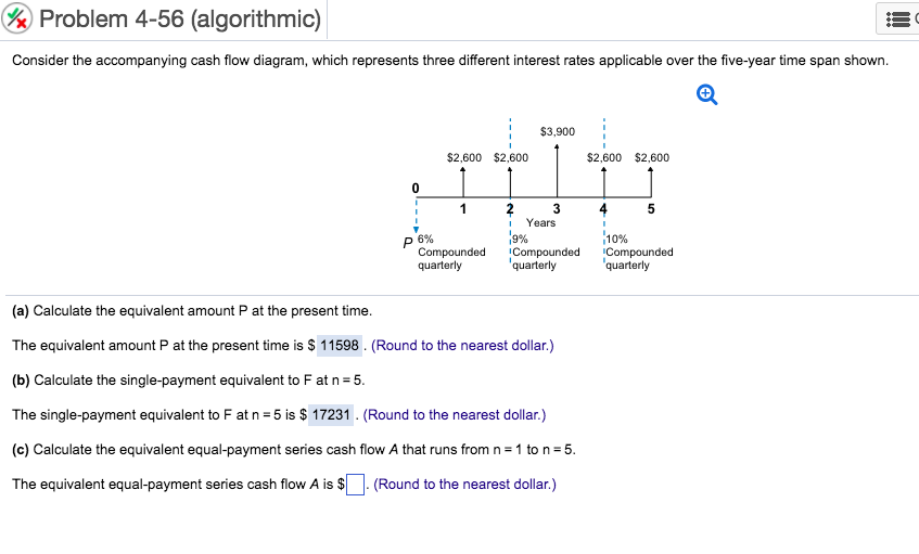 Solved Problem 4-56 (algorithmic) Consider the accompanying | Chegg.com Solved Problem 4-56 (algorithmic) Consider the accompanying | Chegg.com