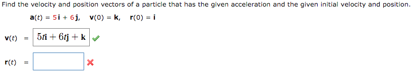 Solved Find the velocity and position vectors of a particle | Chegg.com