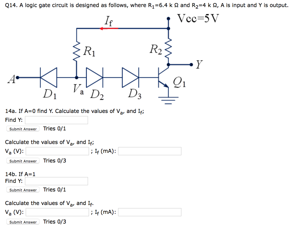 Solved Q14. A logic gate circuit is designed as follows, | Chegg.com