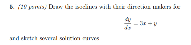 Solved Draw the isoclines with their direction makers for | Chegg.com