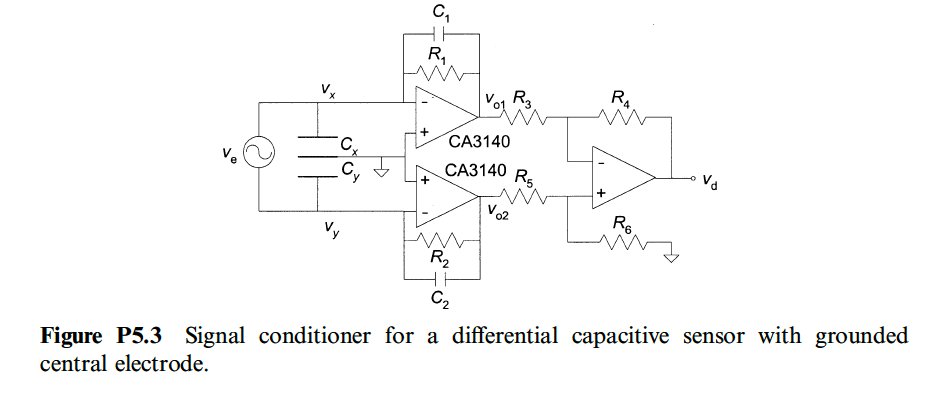 Figure P5.3 shows the signal conditioner for | Chegg.com