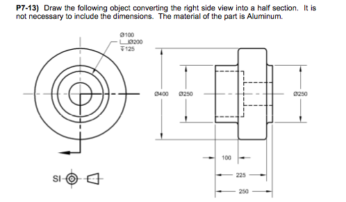 Solved Draw the following object converting the right side | Chegg.com