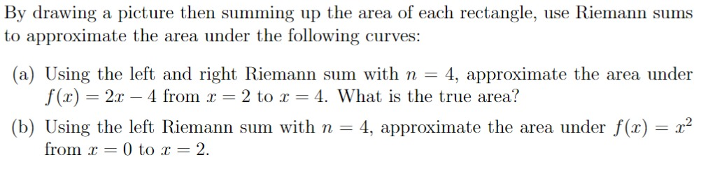 Solved By drawing a picture then summing up the area of each | Chegg.com