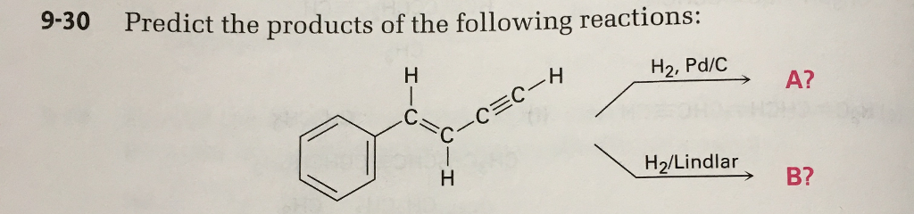 Solved Predict the products of the following reactions: | Chegg.com