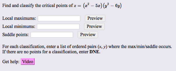 Solved Find and classify the critical points of z = (x^2 - | Chegg.com