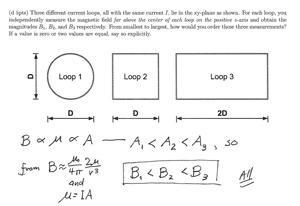 Solved d 5pts Three Different Current Loops All With The Chegg solved-d-5pts-three-different-current-loops-all-with-the-chegg