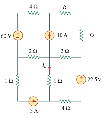 Solved In the circuit given below, R = 5 ?. Apply mesh | Chegg.com