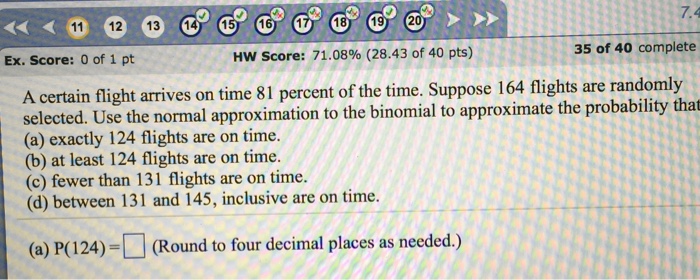 Solved A certain flight arrives on time 81 percent of the | Chegg.com Solved A certain flight arrives on time 81 percent of the | Chegg.com