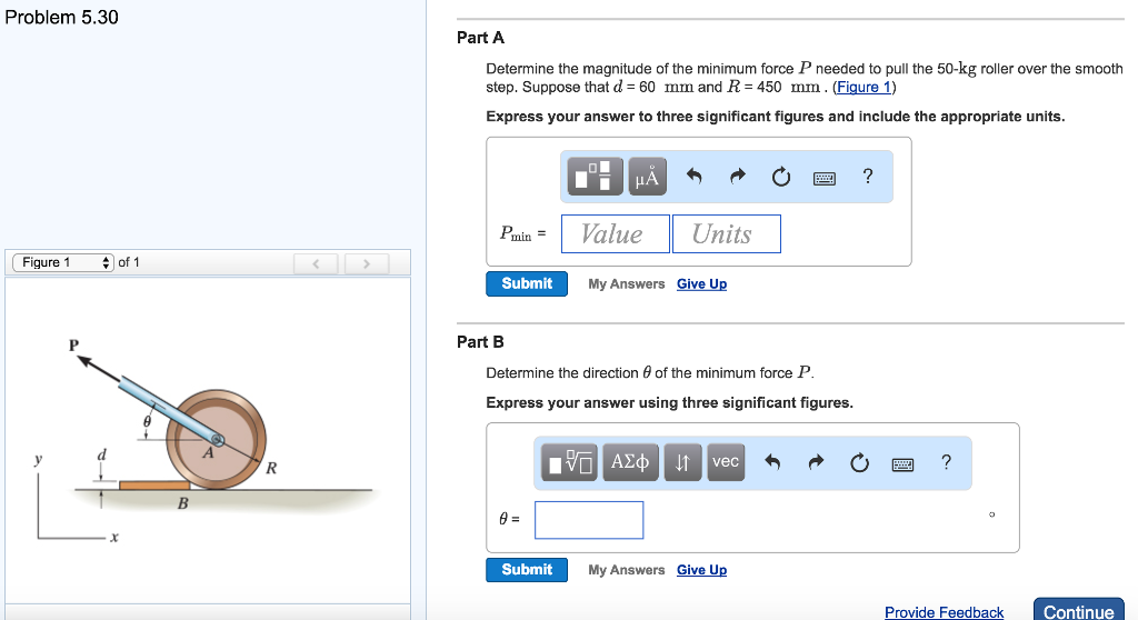 Solved Problem 5 30 Part A Determine The Magnitude Of The