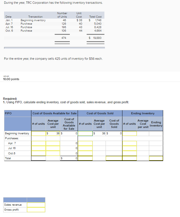 Solved During the year, TRC Corporation has the following | Chegg.com Solved During the year, TRC Corporation has the following | Chegg.com
