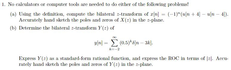 Solved No calculators or computer tools are needed to do | Chegg.com