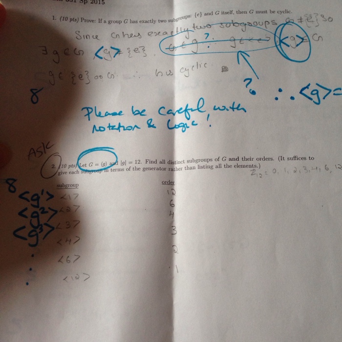 Solved Prove: If a group G has exactly two subgroups: {e} | Chegg.com