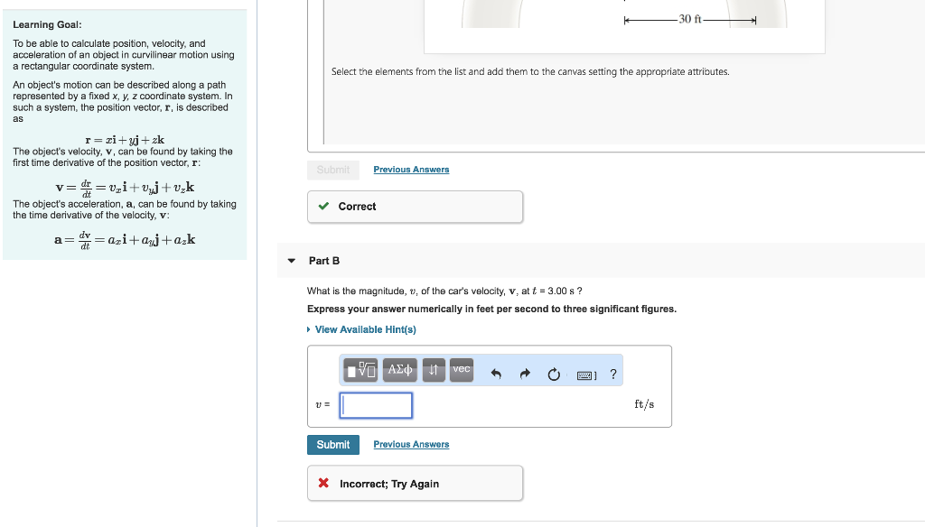 Solved Learning Goal Part A To be able to calculate | Chegg.com