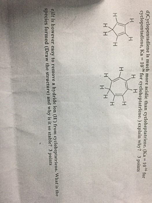 Solved Draw the Molecular orbital diagrams (Frost circle) of | Chegg.com