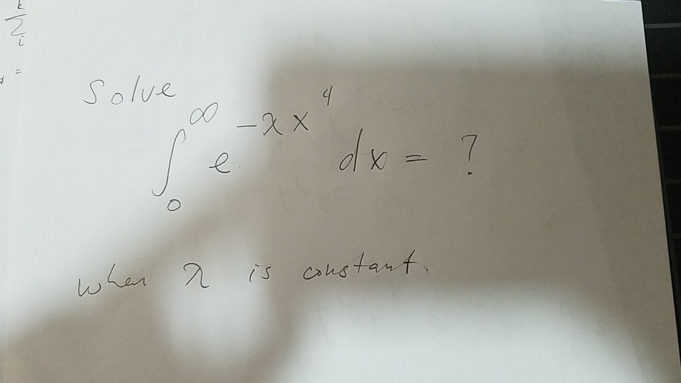 Solved using gamma function | Chegg.com