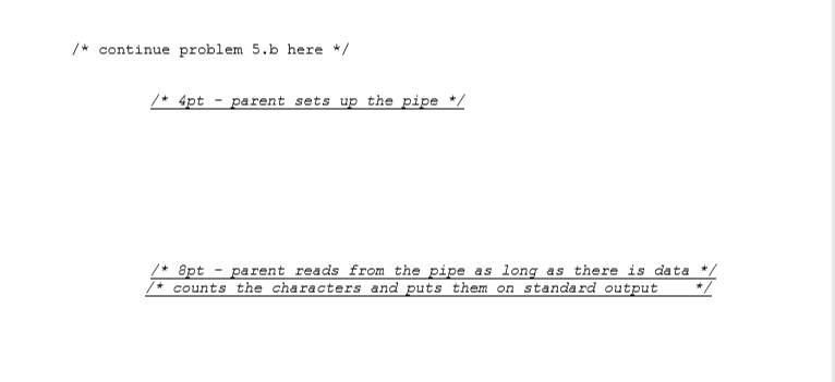 Solved 5 20 Points Ipc And Pipes Fifo Write A Program 