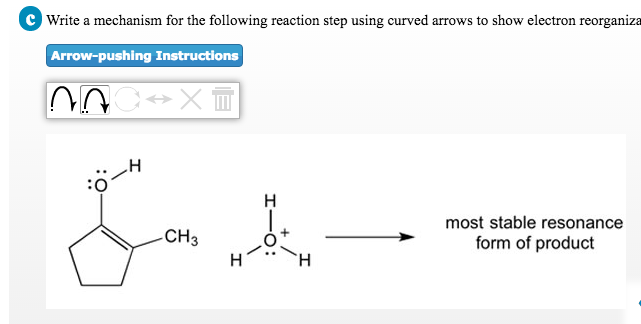 Solved Write a mechanism for the following reaction step | Chegg.com
