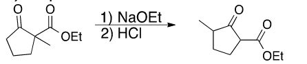 Solved Organic chemistry help! 1) NAOEt 2) HCl Mechanism? | Chegg.com