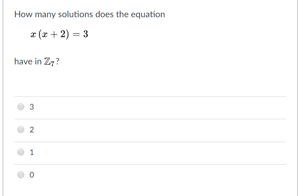 Solved How many solutions does the equation a (x +2)3 have | Chegg.com