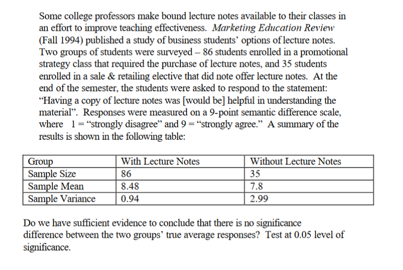 Solved Some college professors make bound lecture notes | Chegg.com