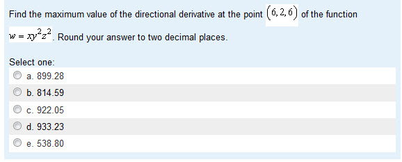 Solved Find the maximum value of the directional derivative | Chegg.com