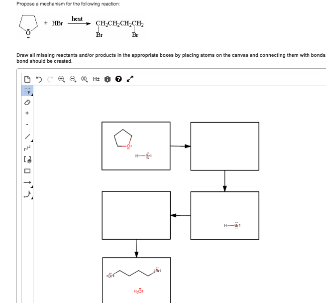 Solved Propose a mechanism for the following reaction: Draw | Chegg.com