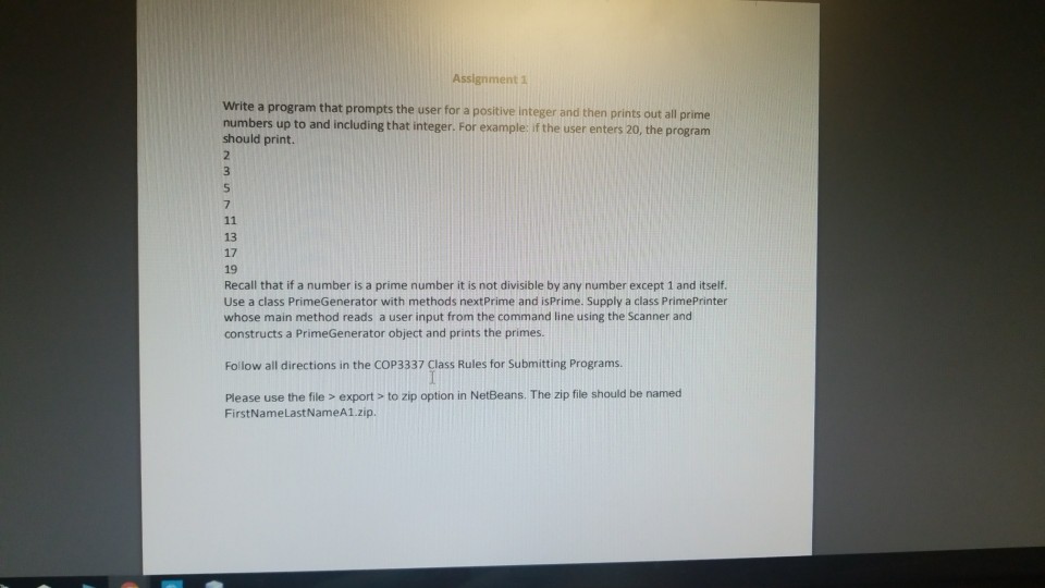 Solved Assignment 1 Write A Program That Prompts The User 5462