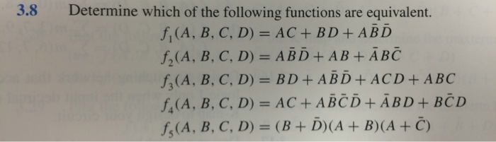 Solved 3.8 Determine which of the following functions are | Chegg.com