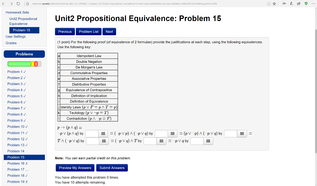 Solved For the following proof (of equivalence of 2 | Chegg.com