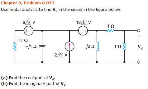 Solved Use nodal analysis to find V_0 in the circuit in the | Chegg.com