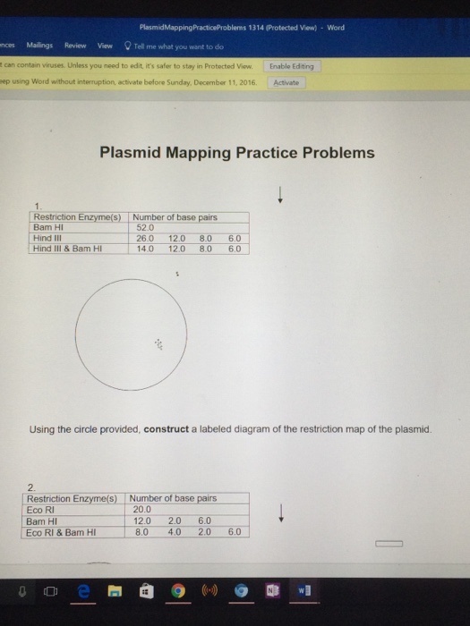 Solved Using the circle provided, construct a labeled | Chegg.com